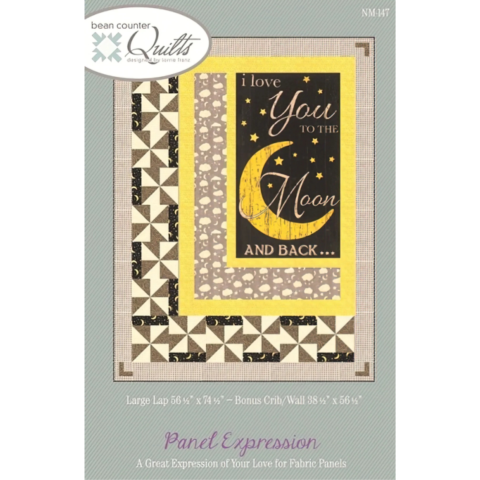 Bean Counter Quilts | Panel Quilt Pattern | Panel Expression – Tiny ...