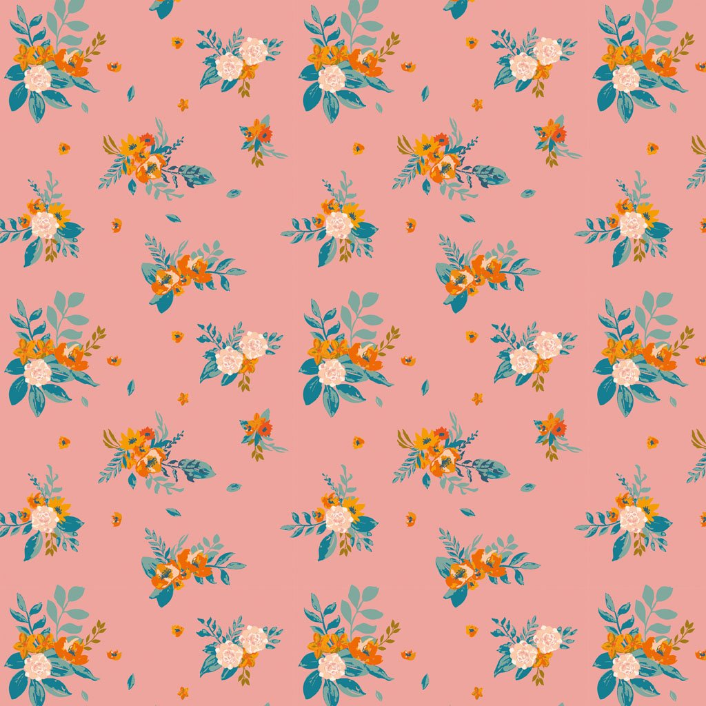 Stephanie | Coral Bouquets – Tiny Stitch Quilt Shop Ltd.